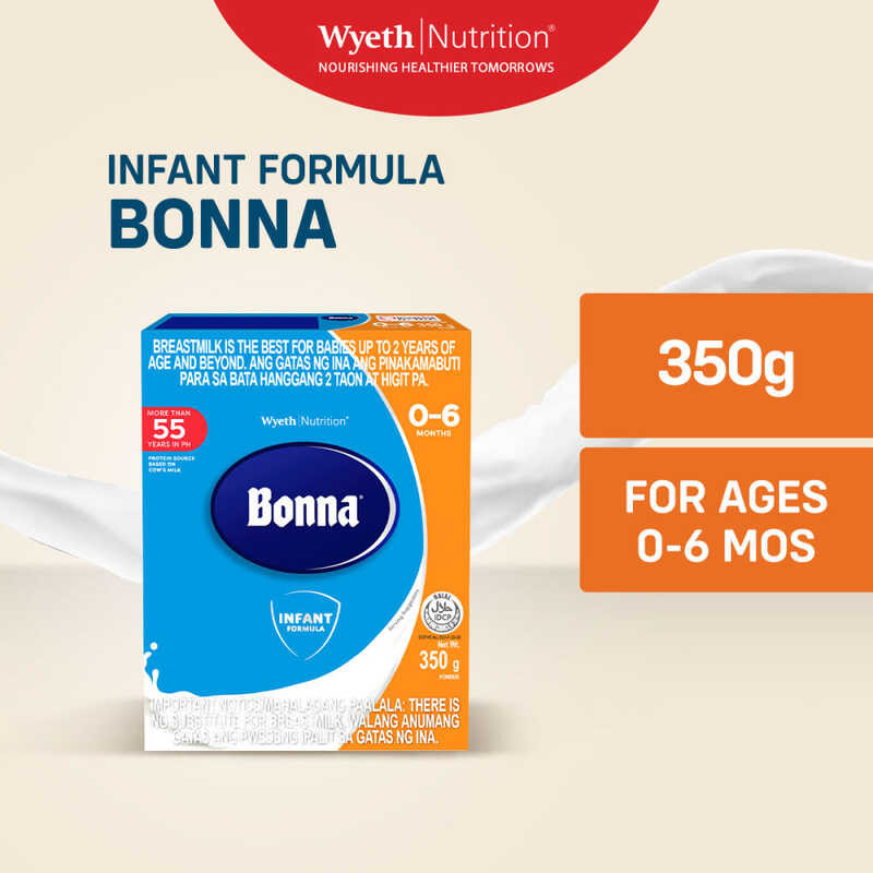BONNA Stage 1 Infant Formula For 0 To 6 Months 350G A93 0Fd | Shopee ...