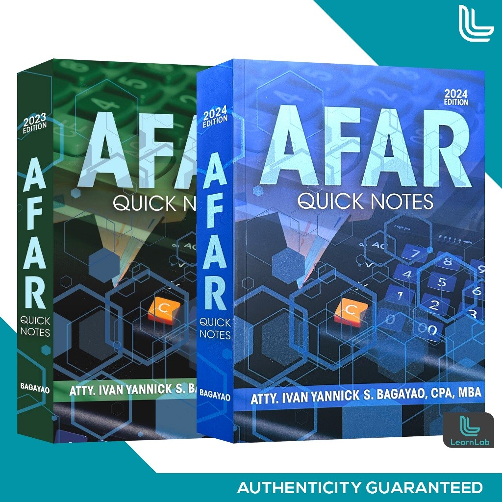 AFAR QUICK NOTES © 2023 & 2024 Edition - Atty. Ivan Bagayao | Shopee ...