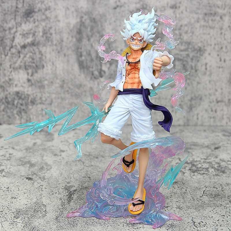 One Piece NY Nika Luffy Figure Straw Hat Crew Sun God Gear Fifth GK ...