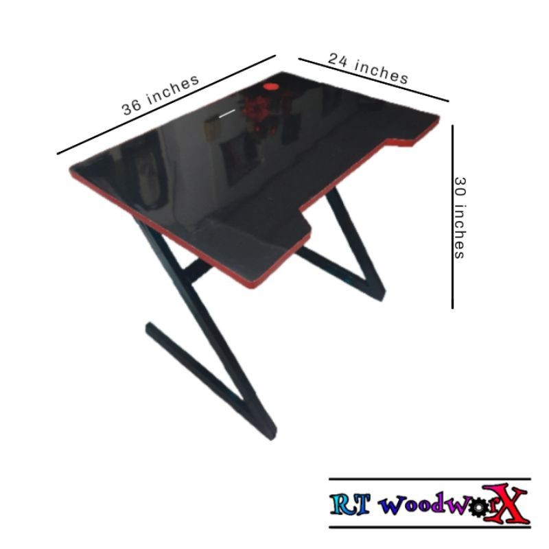 GAMING COMPUTER TABLE with RGB LIGHTS (3 feet / 4feet) | Shopee Philippines