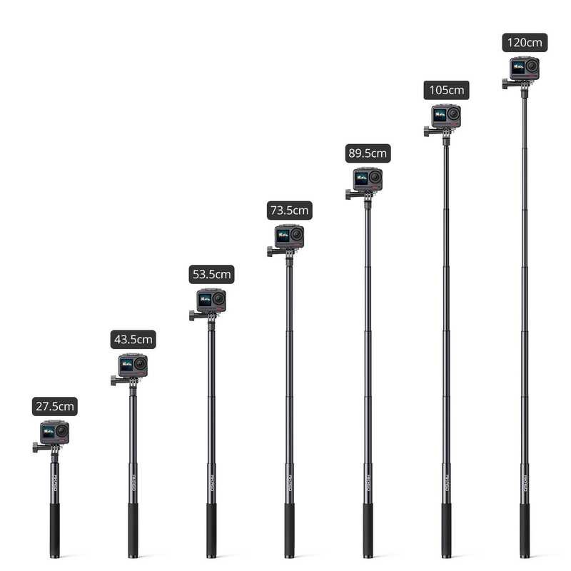 AKASO Action Camera 1.2m Telescopic Selfie Stick Mount Accessories ...