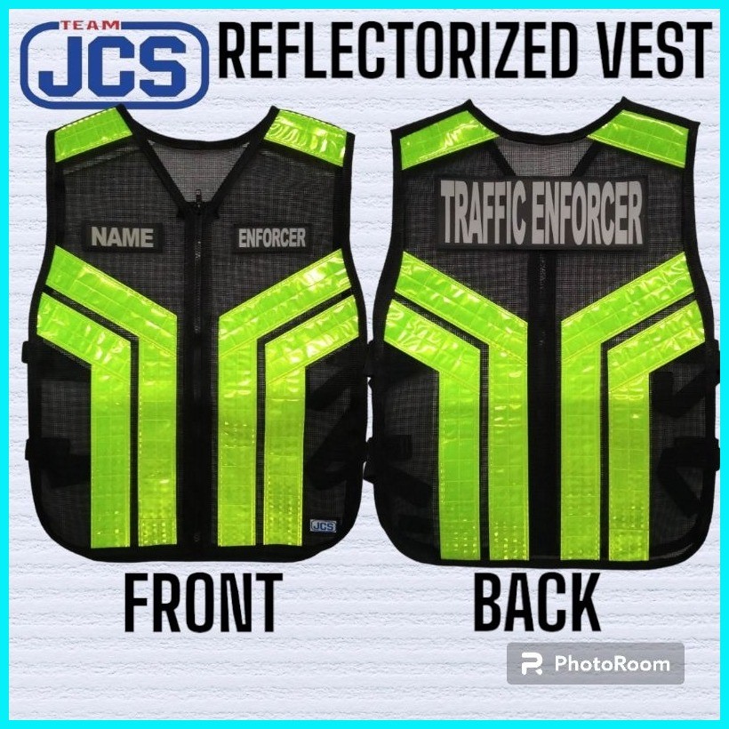 Traffic enforcer and Security guard reflectorized vest uniform With ...