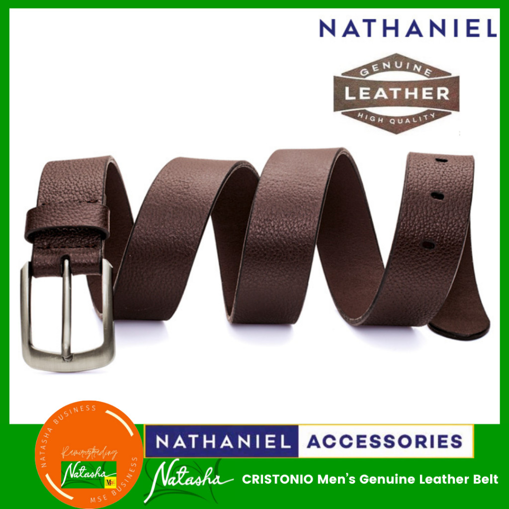NATHANIEL BELT FOR MEN | GENUINE LEATHER LEROY, CRISTONIO, CORDOVAN 100 ...