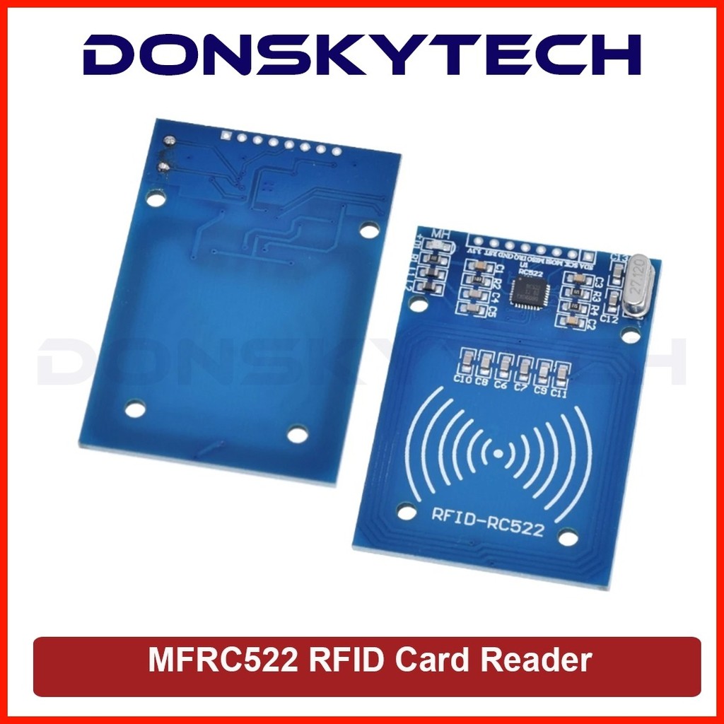 ↂ MFRC-522 RFID Key Card Reader 13.56MHz RC522 Module Set for Arduino ...
