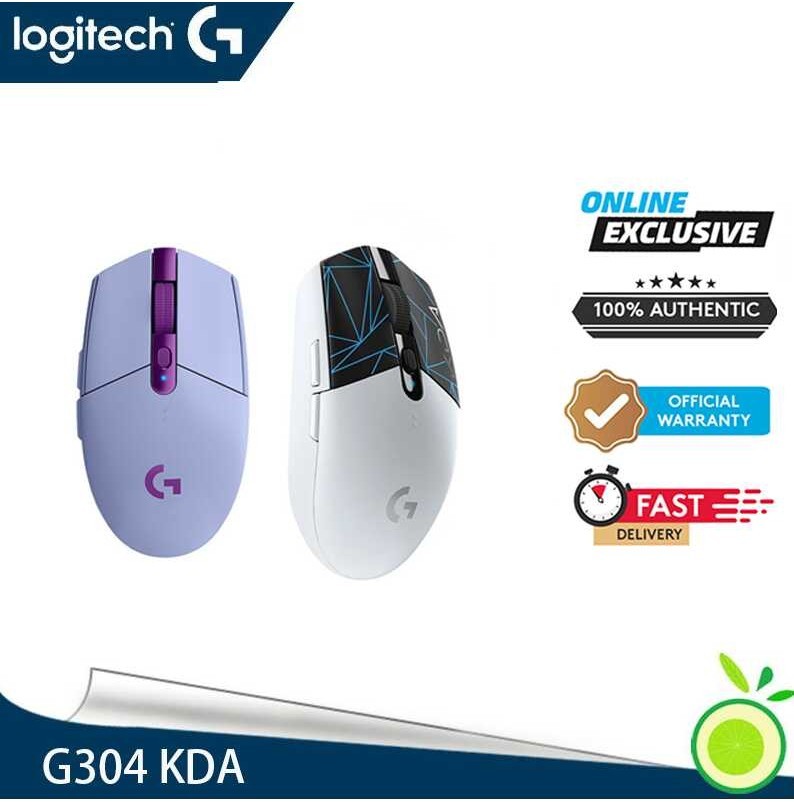 G304 LIGHTSPEED Logitech KDA Wireless Mouse, Ltd Edition, 2.4G HERO Sensor, Diy, 12000Dpi, 6 ...