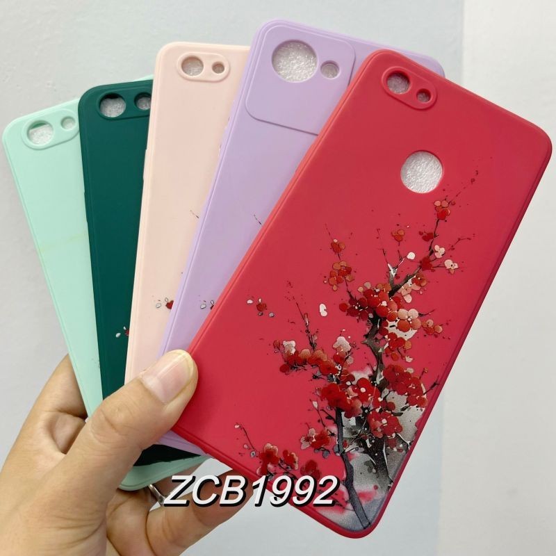 Casing Redmi A1 A2 phone case TPU straight edge plum blossom shock ...