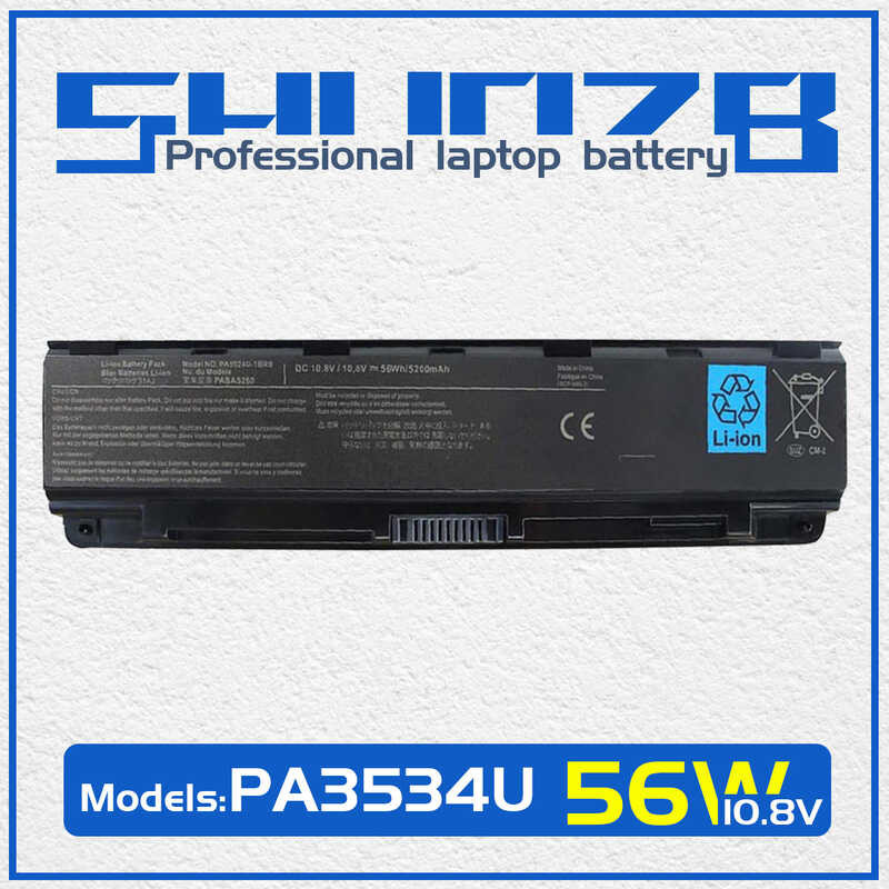 Pa3534u-1Brs Battery For Toshiba Pa3533u-1Bas Pa3534u-1Bas Pa3534u ...