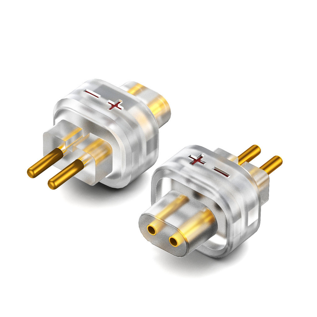 2pcs QDC Female 0.78 2 Pin Male Earphone Adapter to Earphones Earsets ...