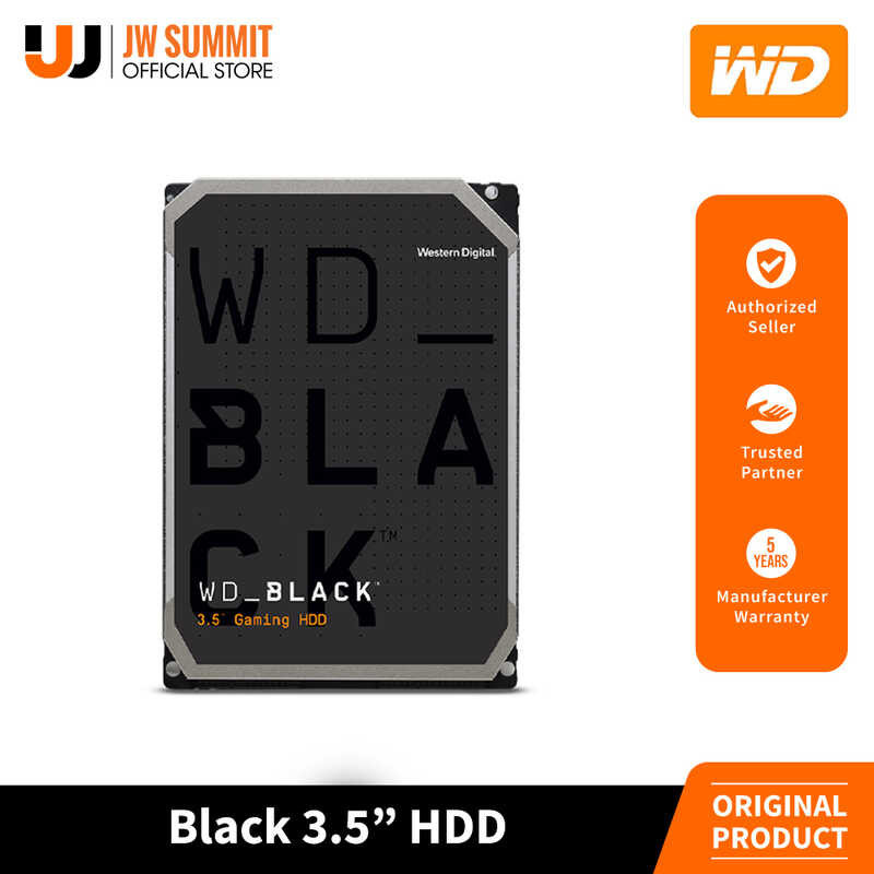 Western Digital WD Black SATA 3.5" Internal Gaming HDD Storage (1TB 2TB ...