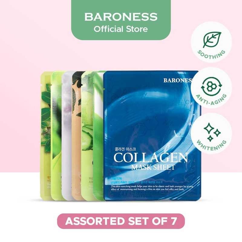 BARONESS Assorted Mask Sheet Bundle (Set ng 7pcs) | Shopee Philippines