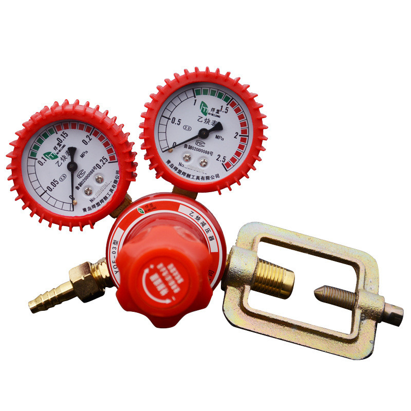 Weld League Acetylene Gas Cylinder Pressure Reducer Shockproof ...