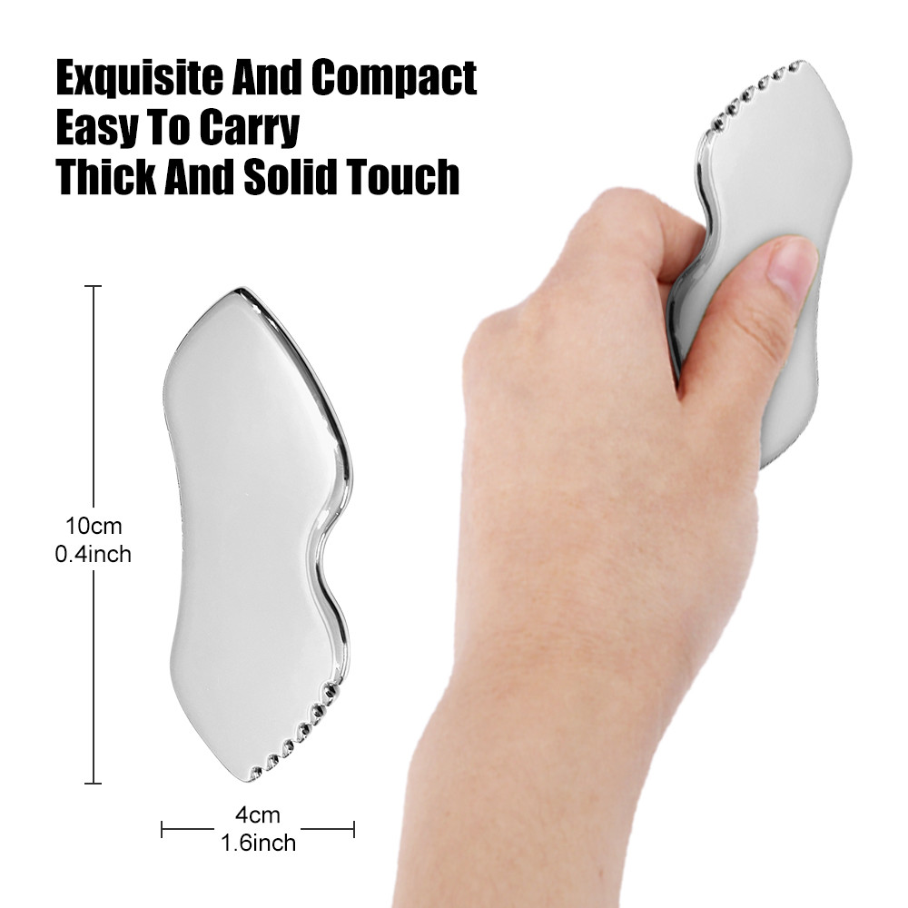 Stainless Gua Sha Tools Steel Scraping Massage Tool Facial Massage ...