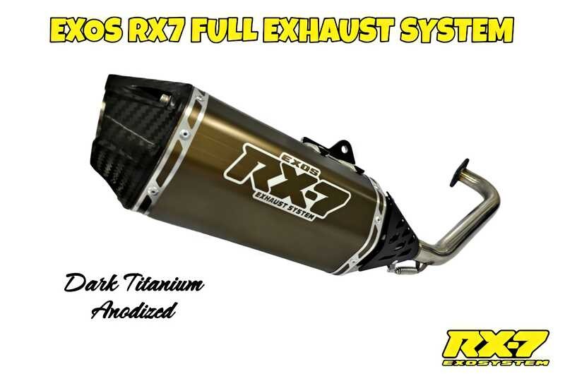 EXOS RACING Rx7 FULL EXHAUST SYSTEM (Dark Titanium) | Shopee Philippines