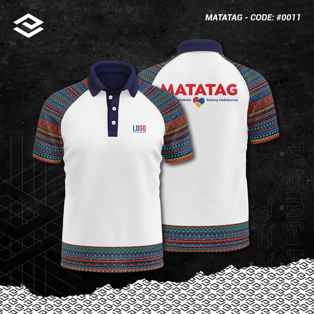 Full Sublimation Matatag Polo, Matatag School Uniform, Matatag Polo ...