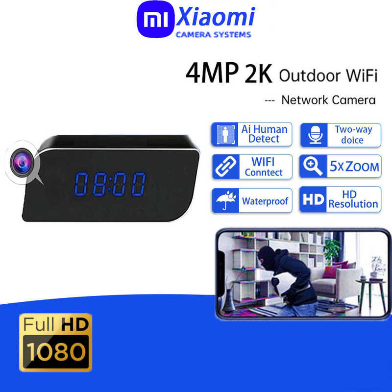 Clock XIAOMI Camera + 128Gb RAM Clock Cctv Wifi Indoor And Outdoor ...