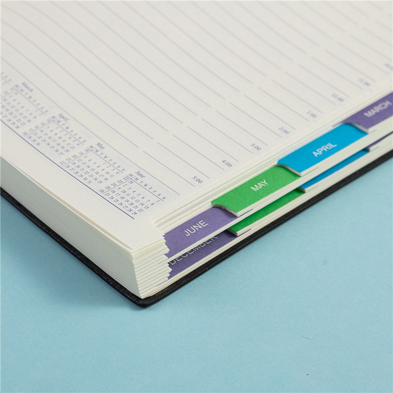 2025 Daily Planner PU Cover Agenda Schedule Notebooks Ideal for School ...