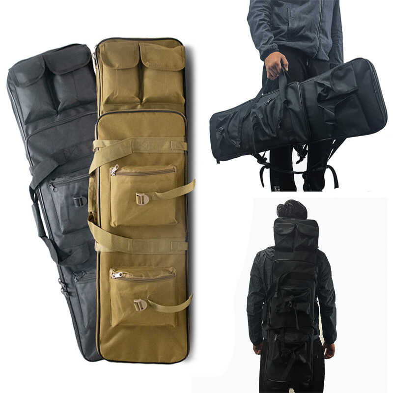 Tactical Backpack 600D Oxford Hunting Military Airsoft Paintball Rifle ...