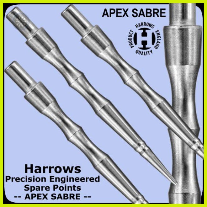 Harrows Apex 26mm 30mm - Dart Points | Shopee Philippines