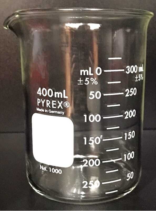 400ML Original beaker glass high borosilicate heat resistant graduated ...