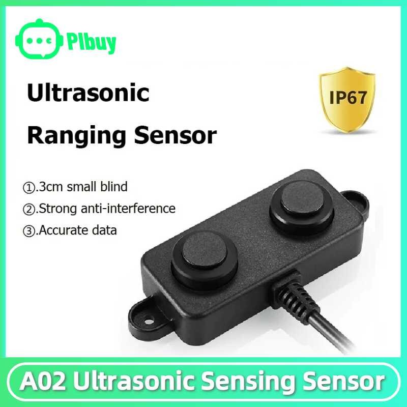 Sensing A02 UART Waterproof Ranging Module 450Cm Rs485 I2c PWM Robot AGV Small Ultrasonic Sensor ...
