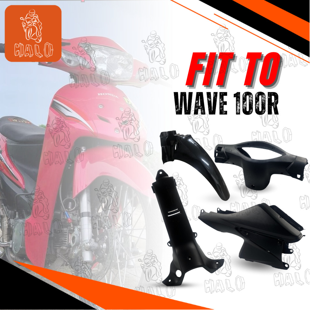 [HALO MOTORS] 4-IN-1 BUNDLE SET FOR HONDA WAVE 100R | Shopee Philippines