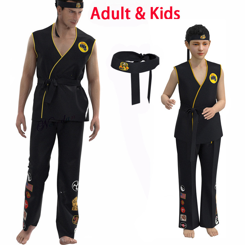 § Anime Game KOF Cosplay Cobra Kai Val Armorr Karate Uniform Taekwondo ...