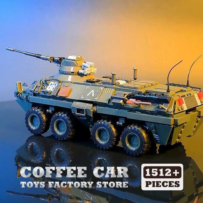 Stryker Armored Cars MOC Building Bloc Main Battle Tank Bric Model ...