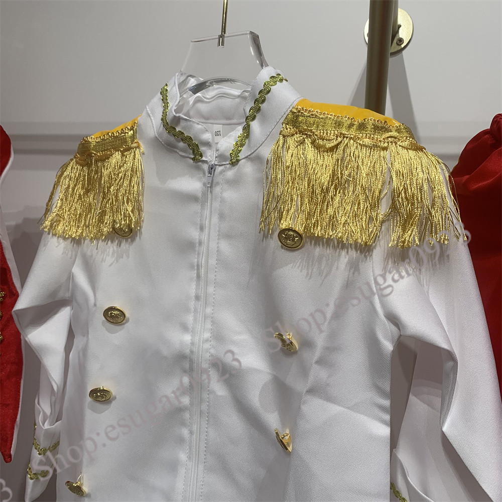 7PCS Medieval European Royal King Prince Costume for Kids Boy Jacket ...