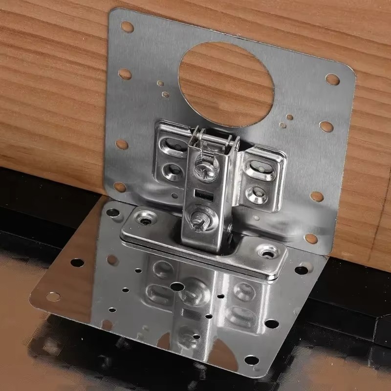 Stainless Steel Hinge Fixing Plates - Hinge Repair Connection Plate ...