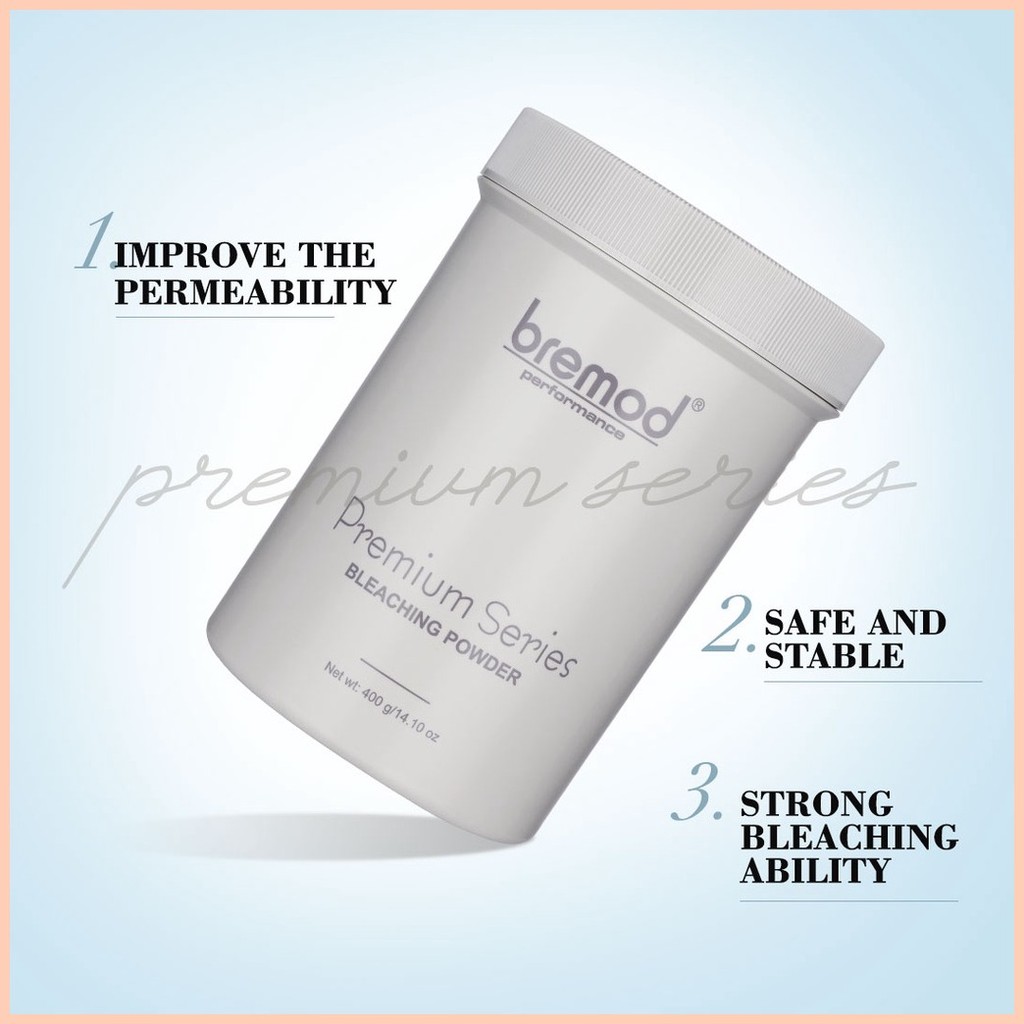 § Bremod Premium Series Bleaching Powder 400g Color Hair Dye ...