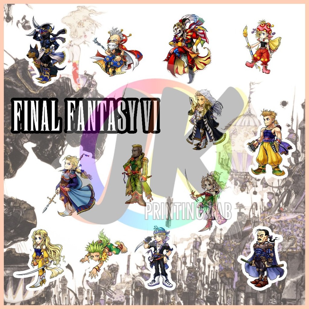 ˍ Final Fantasy Vinyl Sticker Set | Shopee Philippines