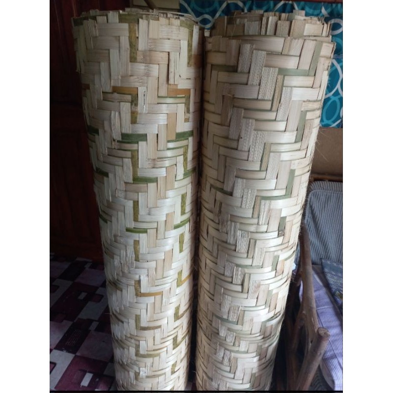 Amakan Sawali Native Bamboo Wall Plain Design 4pcs.set size 4x8 ...