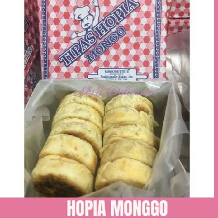 Tipas Hopia In A Box (10Pcs Per Box) Monggo And Ube By Taguig ...