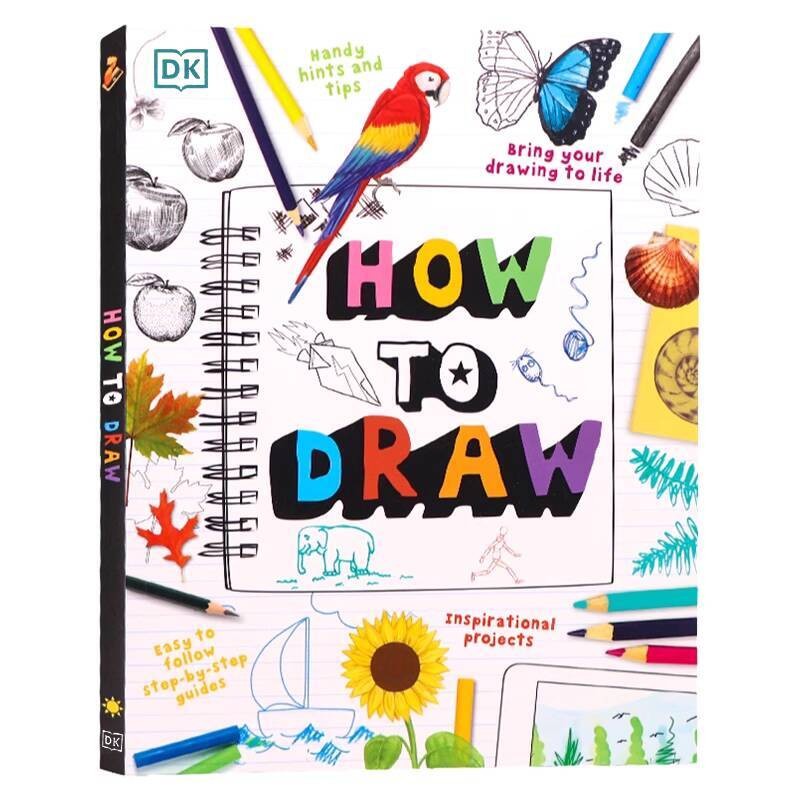 DK How to Draw Drawing Guide English Original How To Draw Children's ...