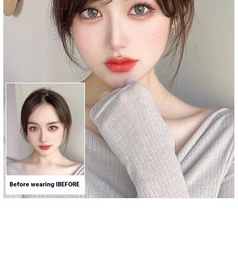 100% Human Hair Side Fringe - Heat Friendly Clip On Bangs for Receding ...