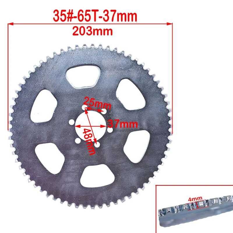 AA Chain Rear Sprocket #35 - 40 65 70 75 Teeth For Mini Go Kart ATV Cart Dirt Pit Bike | Shopee ...