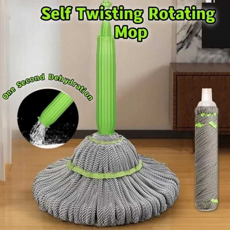 Floor Cleaning Multi Function Twist Microfiber Mops Indoor Quick Dry ...