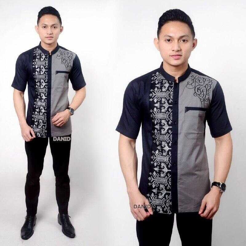 Men's Koko Shirt Men's Muslim Koko Shirt Latest 2020 Embroidered Koko ...