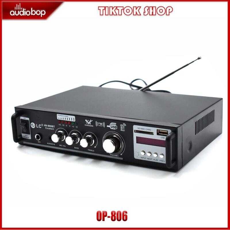 AUDIOBOP Digital Bluetooth Stereo Audio Amplifier FM Radio WITH Remote ...