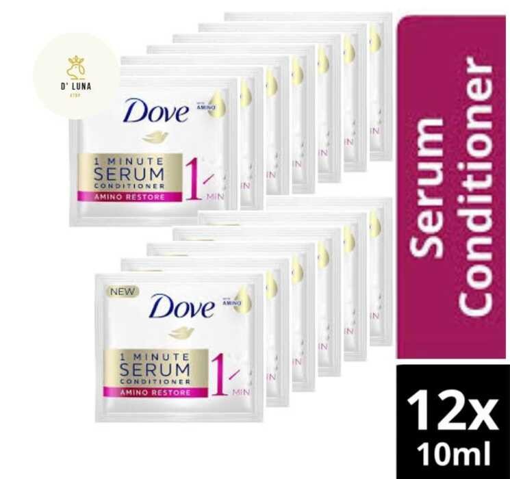 12 Pcs. | 6 + 1 Pcs Dove Minute Miracle Amino Restore |Keratin Repair ...