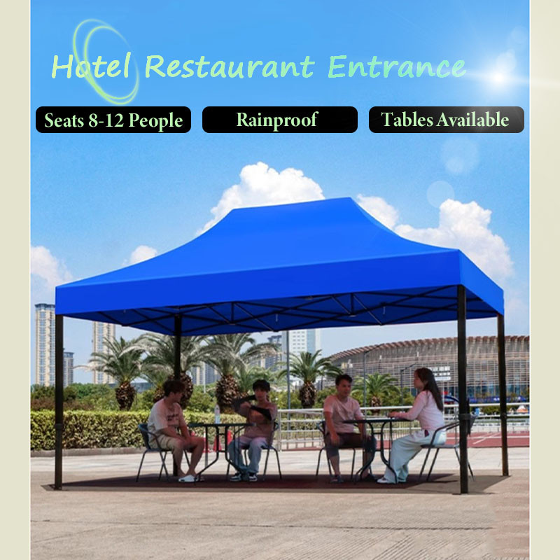 Retractable Car Tent 3x6 with Side Cover Heavy Duty Waterproof Portable ...