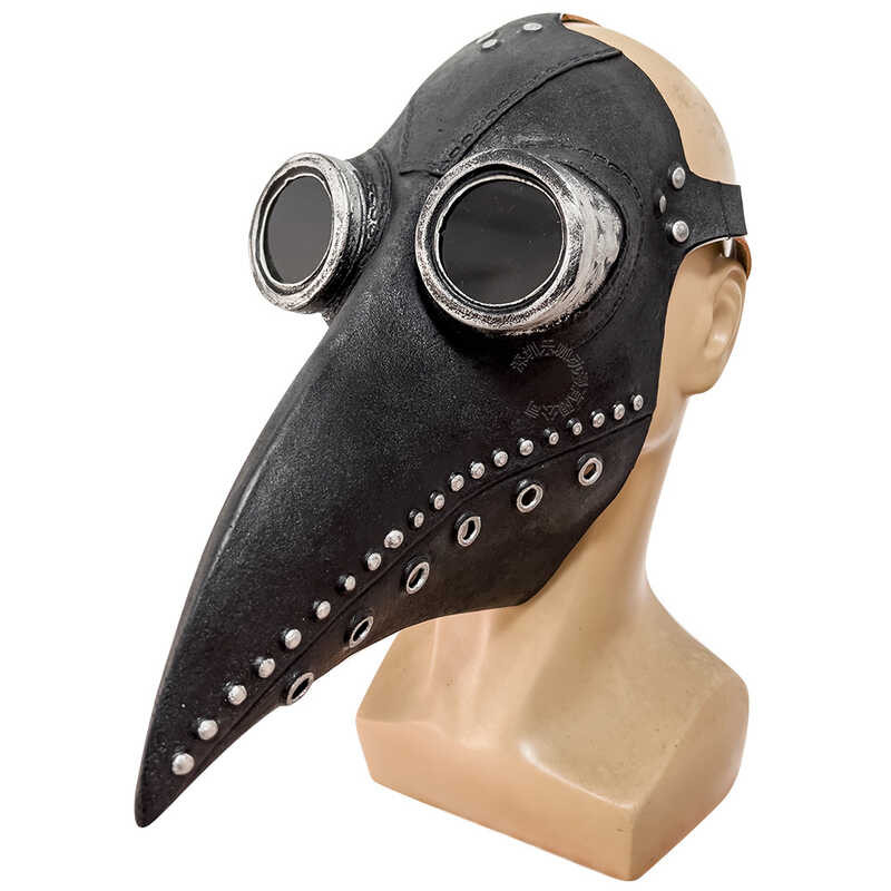 Medieval Plague Doctor Beak Mask Halloween Beak Mask New Punk Steam ...