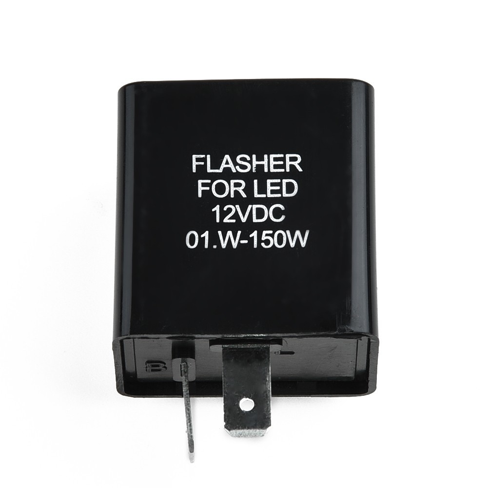 [COD] 2-Pin Electronic LED Flasher Relay Fix For Turn Signal Light Fast ...