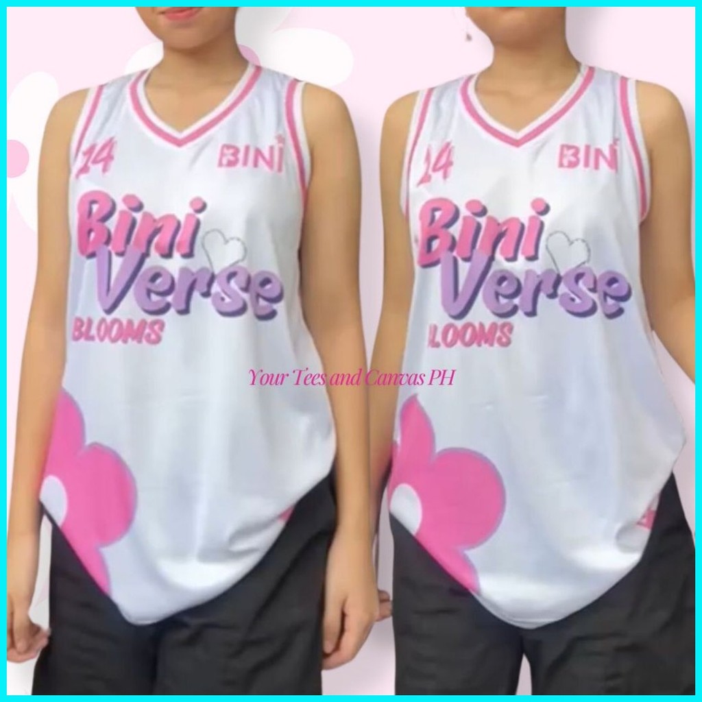 BINI INSPIRED JERSEY / TRENDY BINI BLOOMS | Shopee Philippines