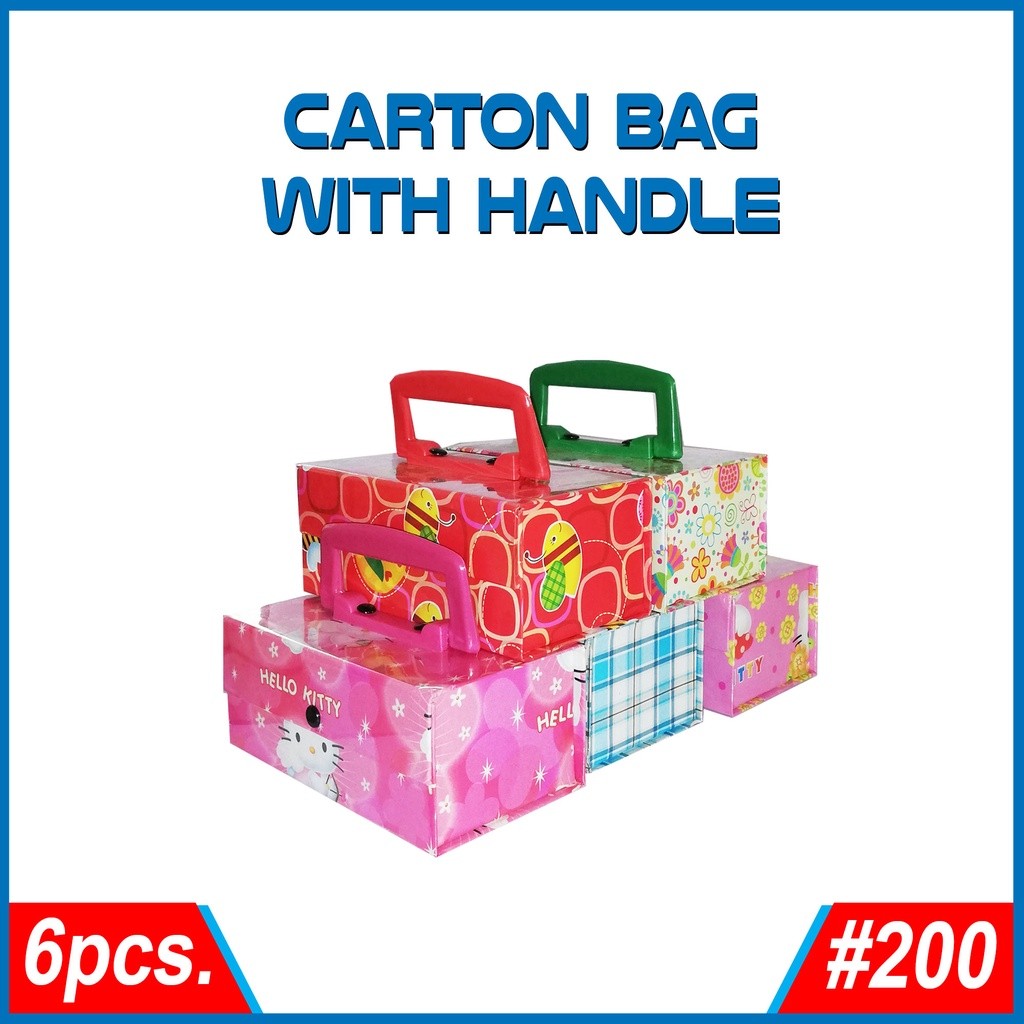 Utility Bag Sewing Crafts Tools Bag with handle 200 - 6 pcs | Shopee ...
