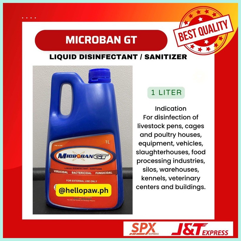 Microban GT 1 Liter (ACTUAL PHOTO) | Shopee Philippines