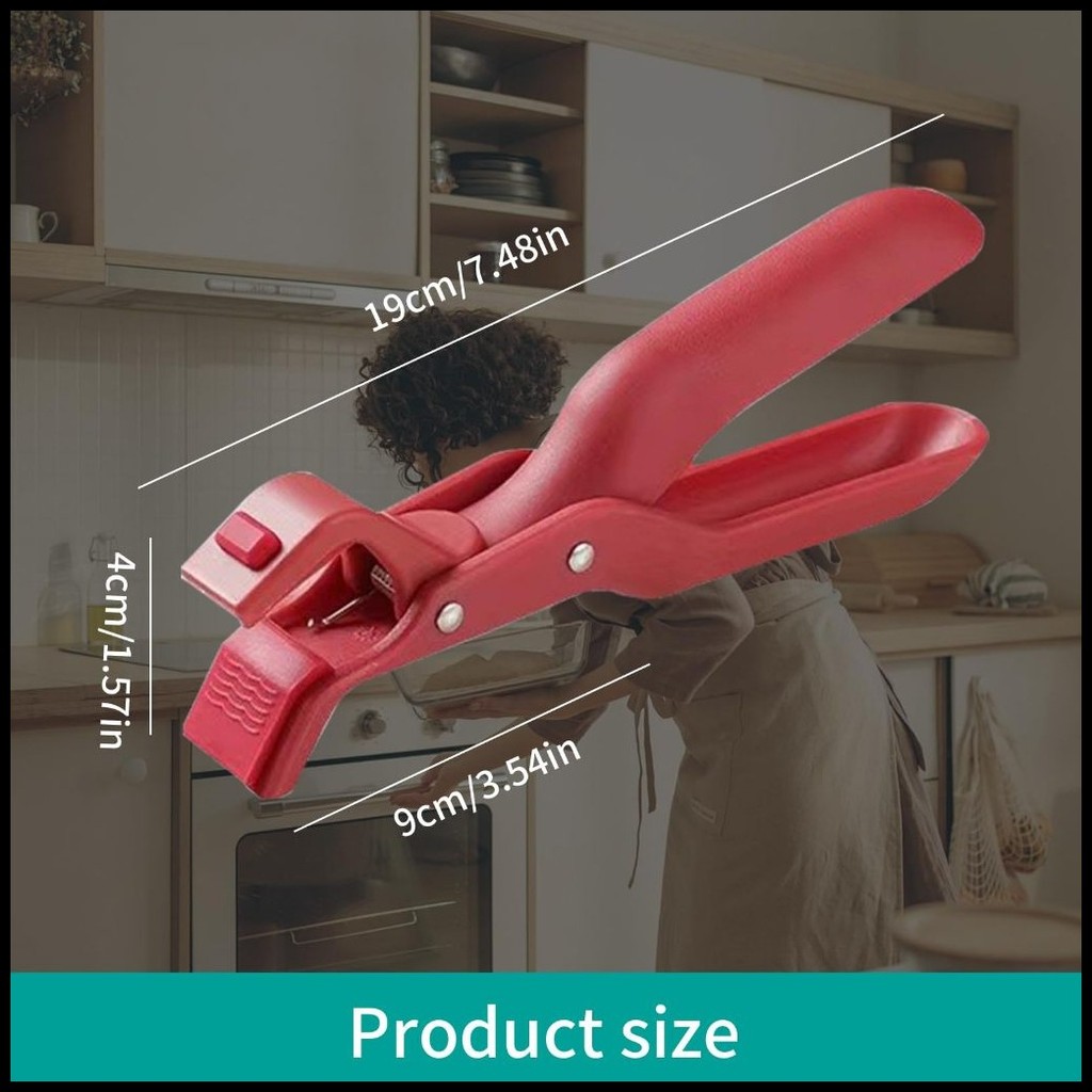Anti-Scald Bowl Clip for Kitchen Multi-Purpose Oven Tongs Clamp Holder ...