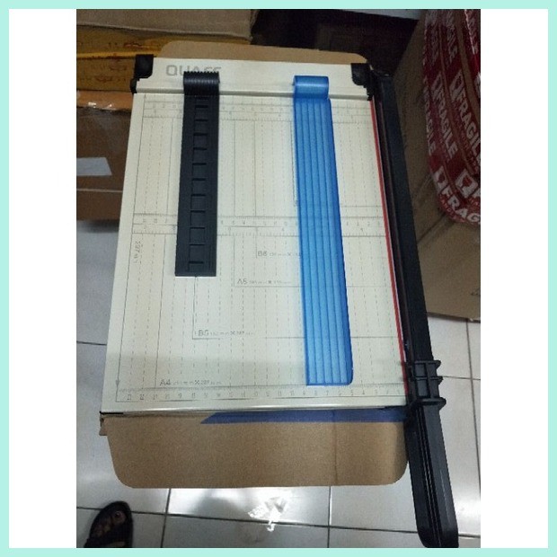 QUAFF PAPER CUTTER A4 SIZE WOOD&METAL | Shopee Philippines