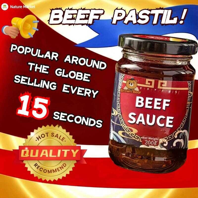 F7d Instant Spicy Beef Pastil Beef Tapa In A Jar Ready To Eat 200 GRAMS ...