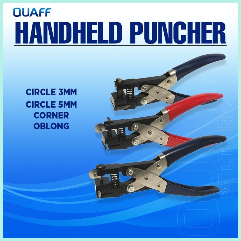 QUAFF Handheld Metal Puncher Heavy Duty (ID Puncher) | Shopee Philippines